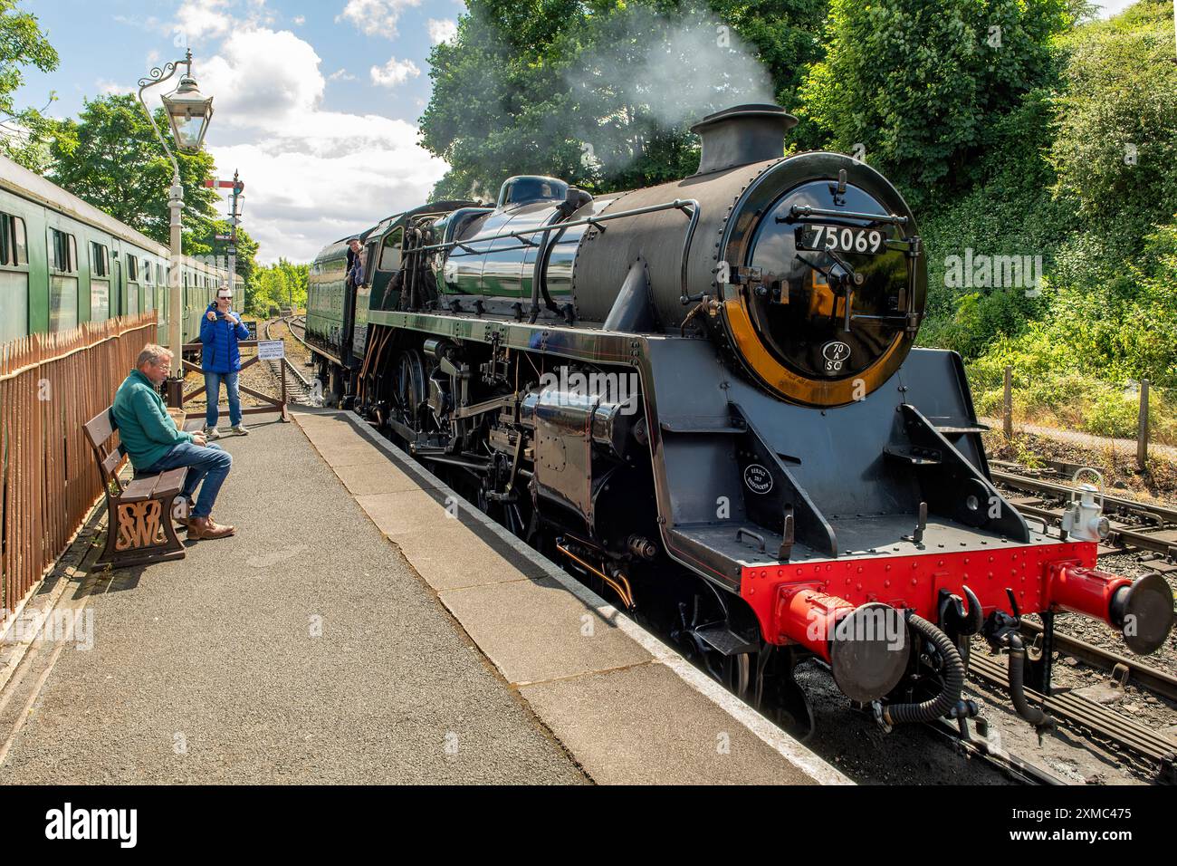 Steam Train at Severn Valley Railway, Bridgnorth, Worcestershire ...