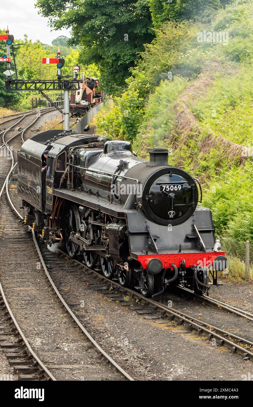 Steam Train at Severn Valley Railway, Bridgnorth, Worcestershire ...