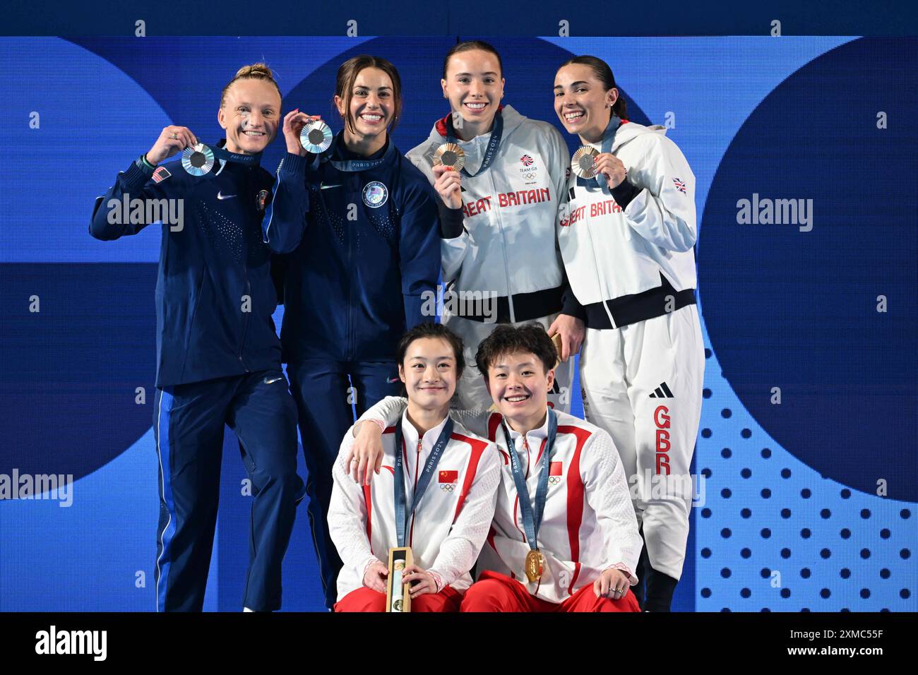 27th July 2024; Paris Olympic Games, Paris, France, Day 2; Womens 3m ...