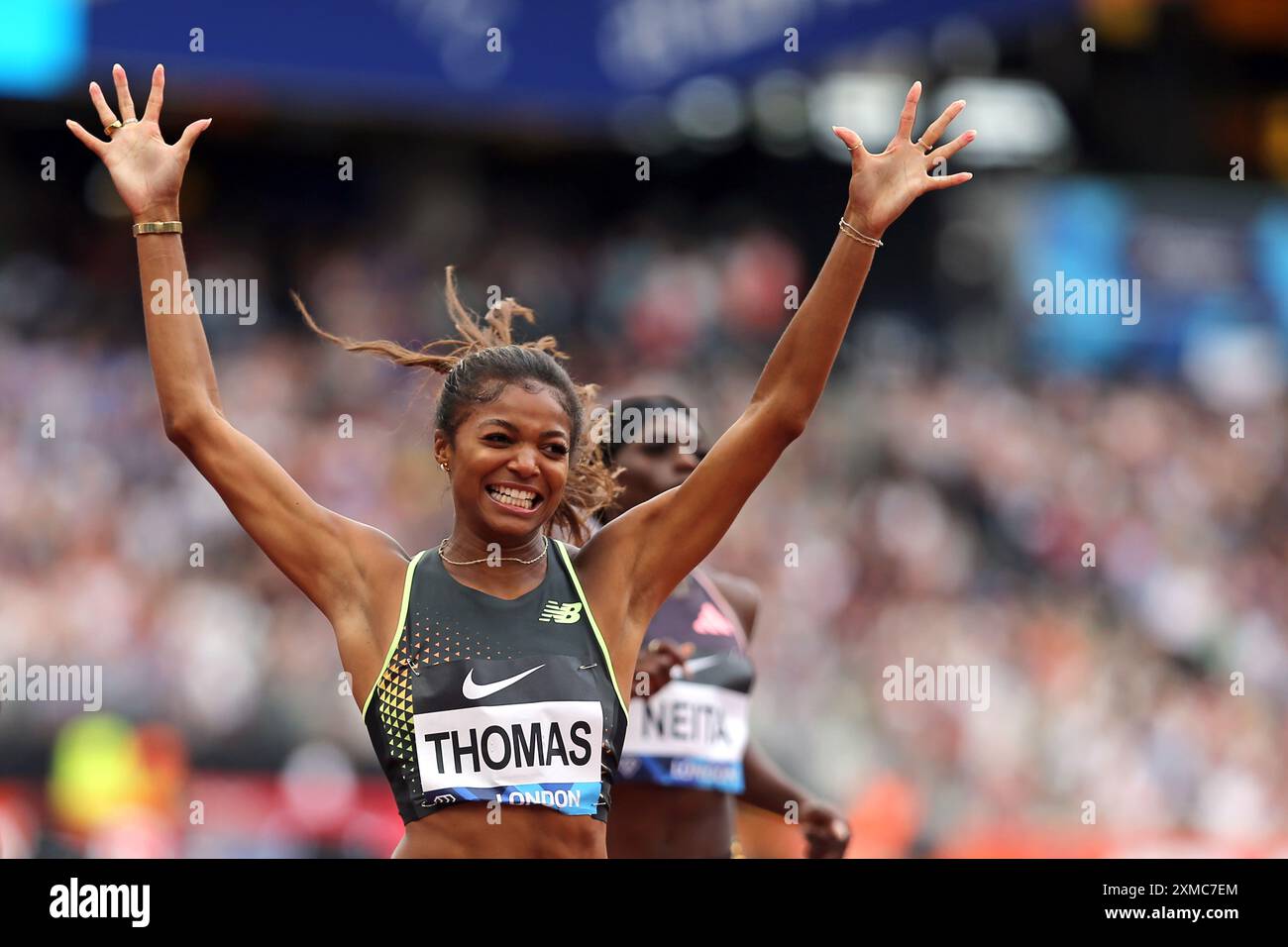 Gabrielle THOMAS (United States of America), winning the Women's 200m ...