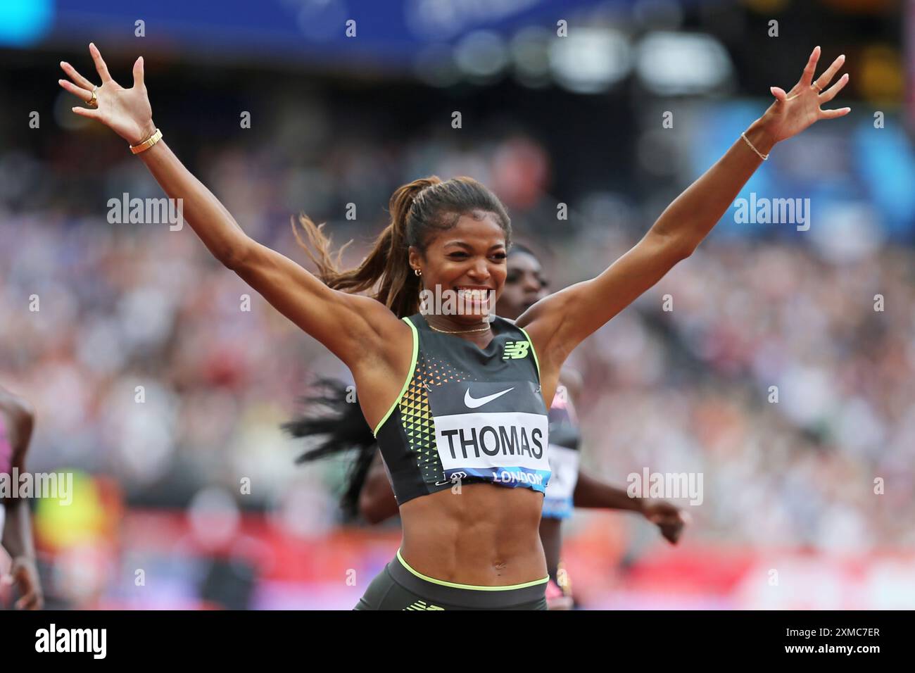 Gabrielle THOMAS (United States of America), winning the Women's 200m ...