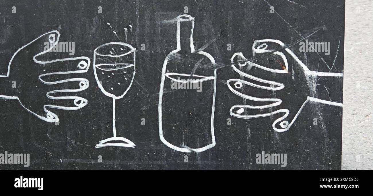 a symbol for alcoholism and drinking problem, alcohol and drug abuse ...