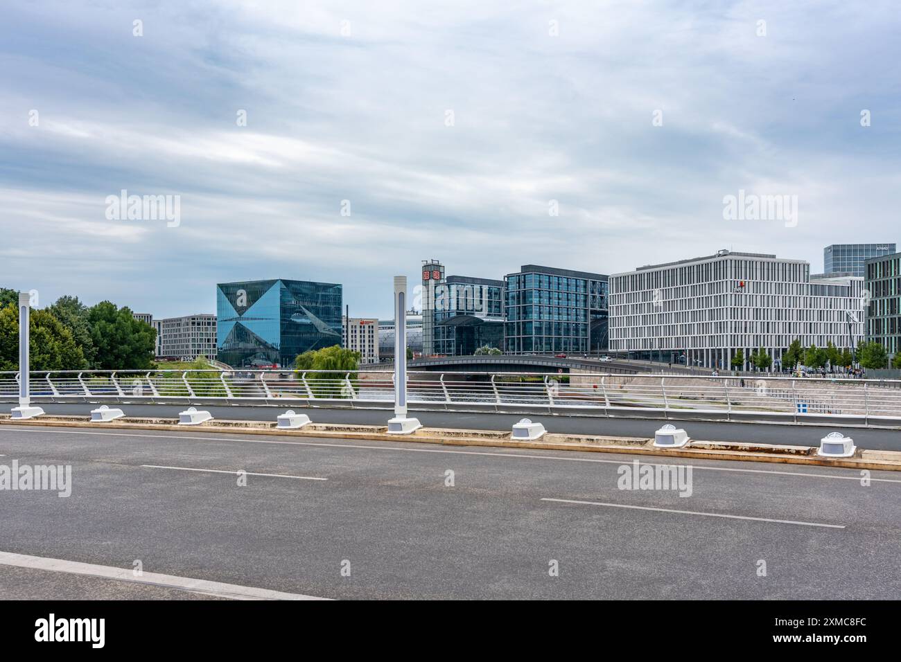 Berlin Germany July 26, 2024. View of the Berlin main station. Glass ...
