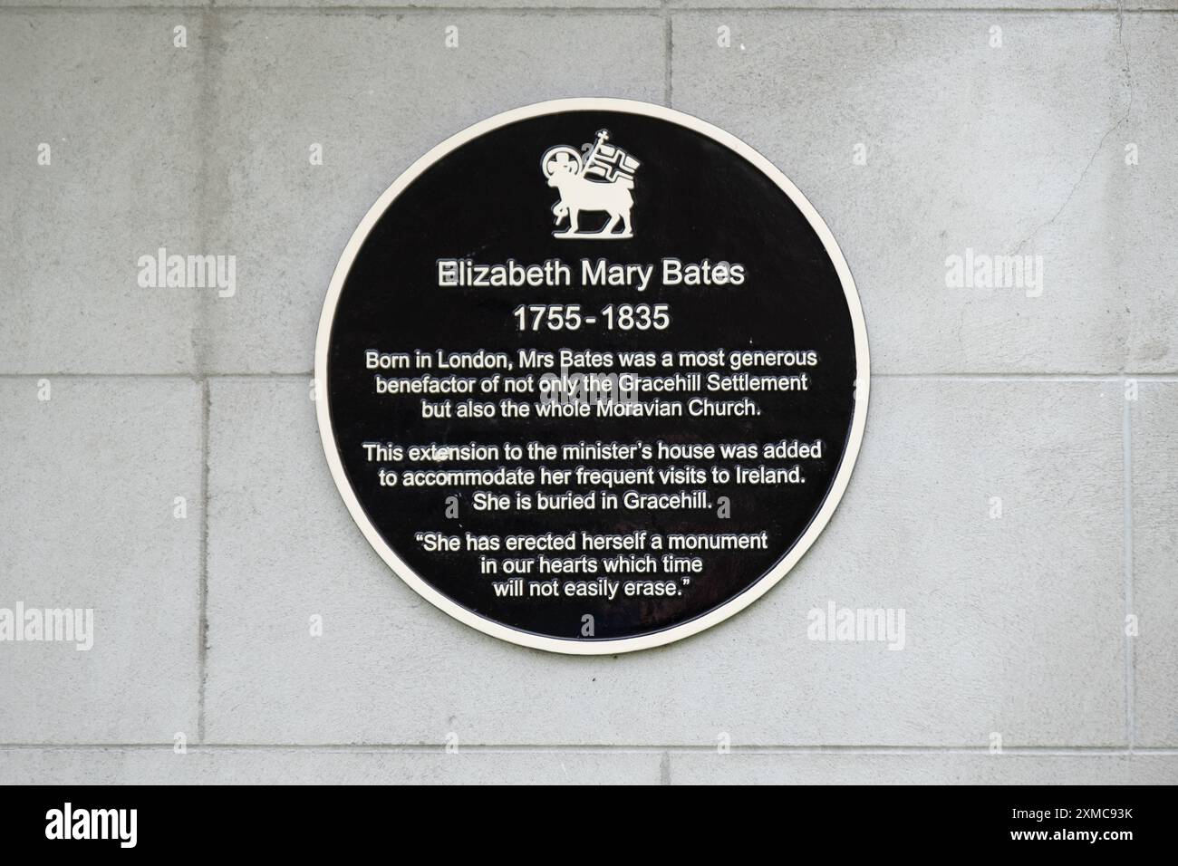 Gracehill, Northern Ireland - July 26th, 2024: Historic Moravian Church ...