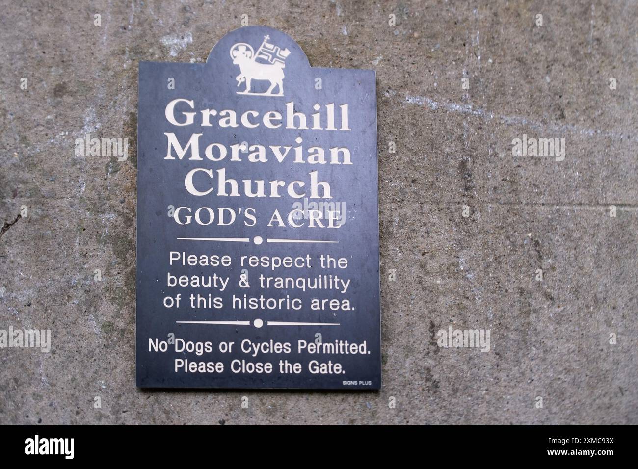 Gracehill, Northern Ireland - July 26th, 2024: Historic Moravian Church ...