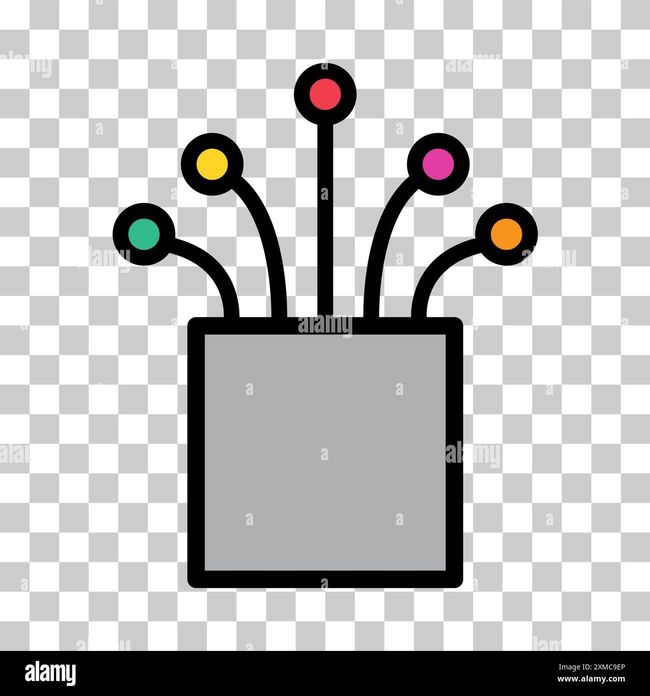 Optical cable icon, technology information wire web network, digital ...