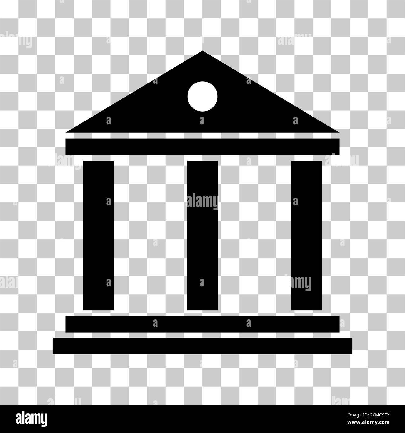 Building university architecture icon, museum roman symbol, flat design ...
