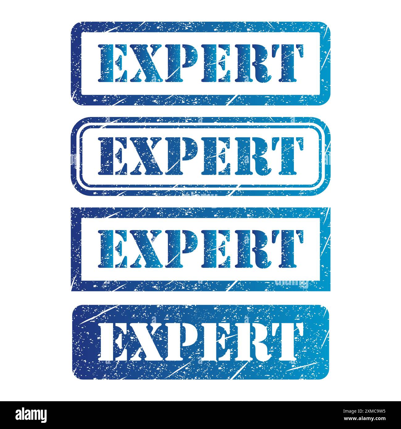 Set of Expert stamp symbol, label sticker sign button, text banner ...