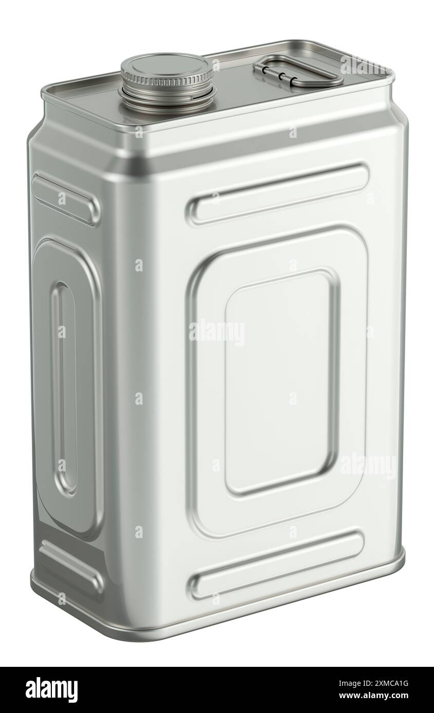 Engine Oil Can, 3D rendering isolated on white background Stock Photo ...