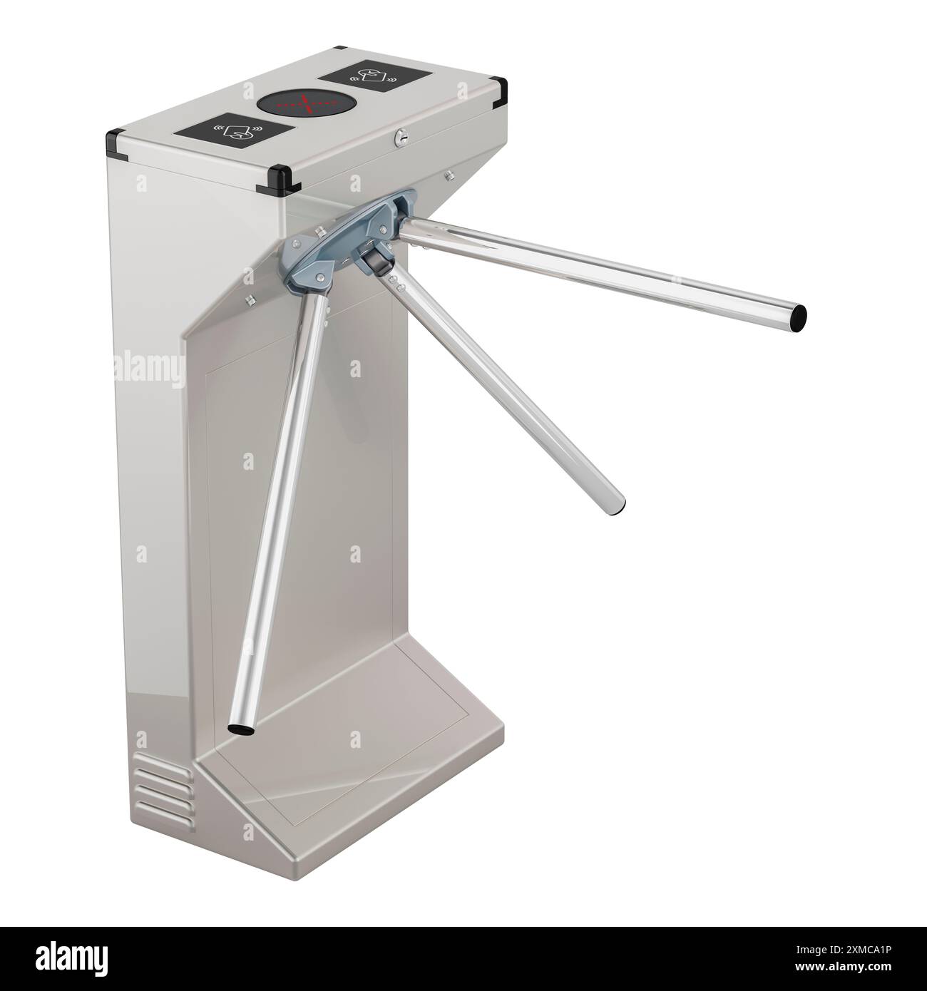 Turnstile or turnpike, 3D rendering isolated on white background Stock ...