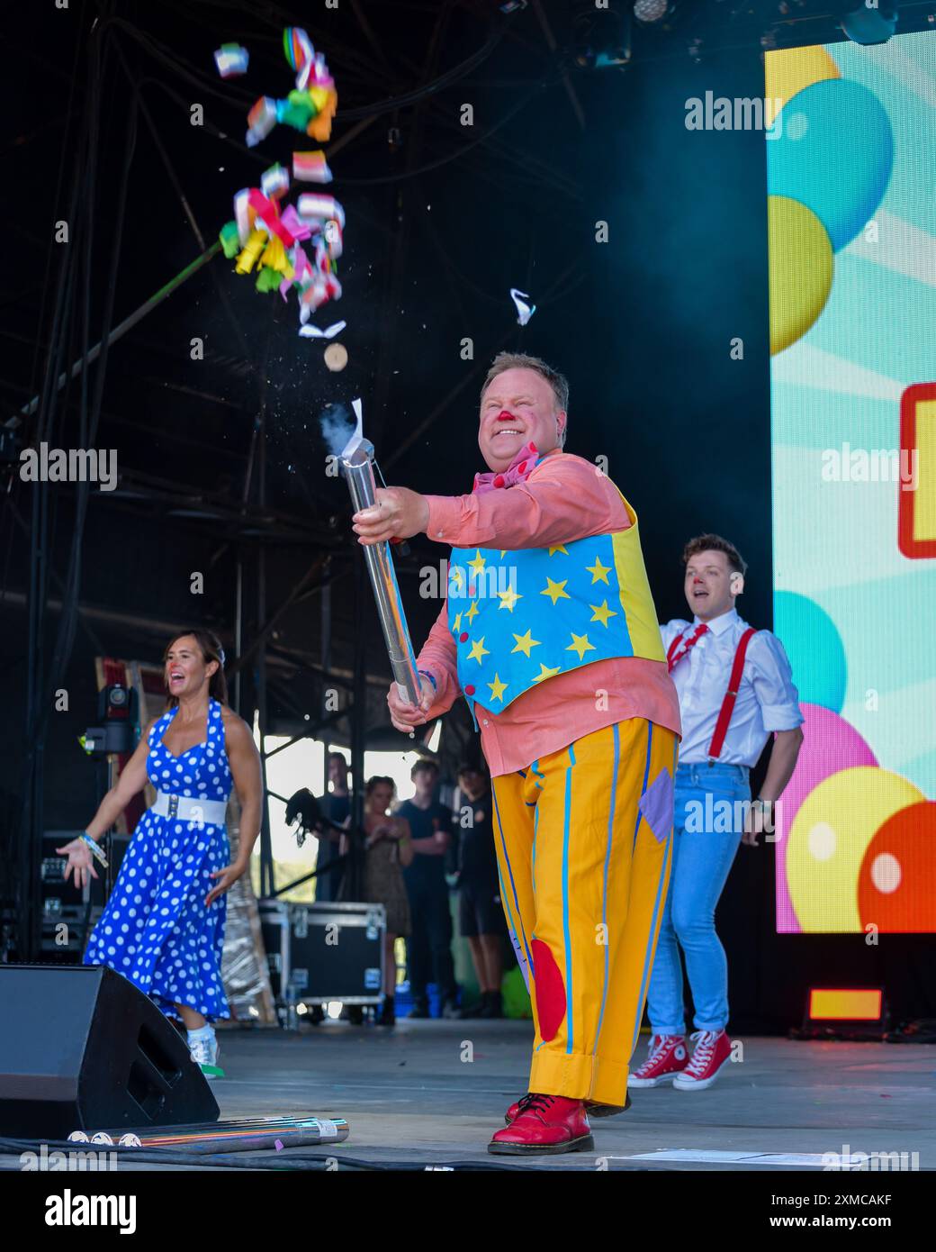Mr Tumble at Camp Bestival, Dorset on 27 July 2024 Credit: Graham ...