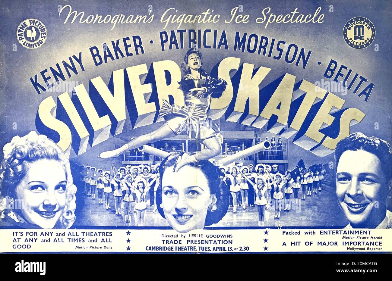 British Trade Ad for KENNY BAKER PATRICIA MORISON and BELITA in SILVER ...