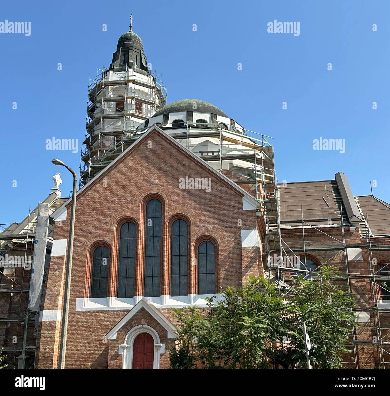 Restoration of the Greek catholic church Stock Photo - Alamy