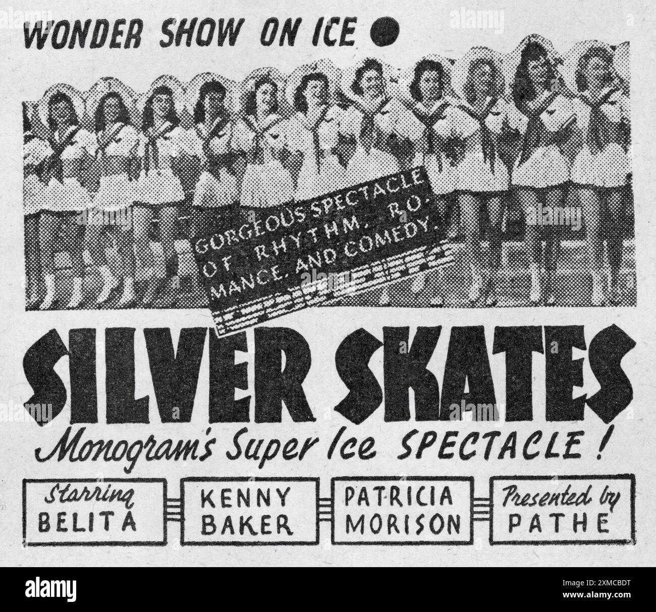 KENNY BAKER PATRICIA MORISON and BELITA in SILVER SKATES 1943 director ...