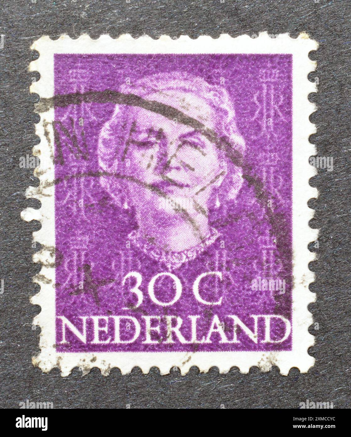 Netherlands - circa 1950 : Cancelled postage stamp printed by ...