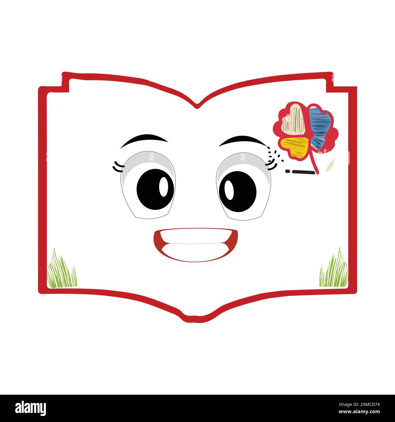 Book character design or book mascot, perfect for logo, web and print ...