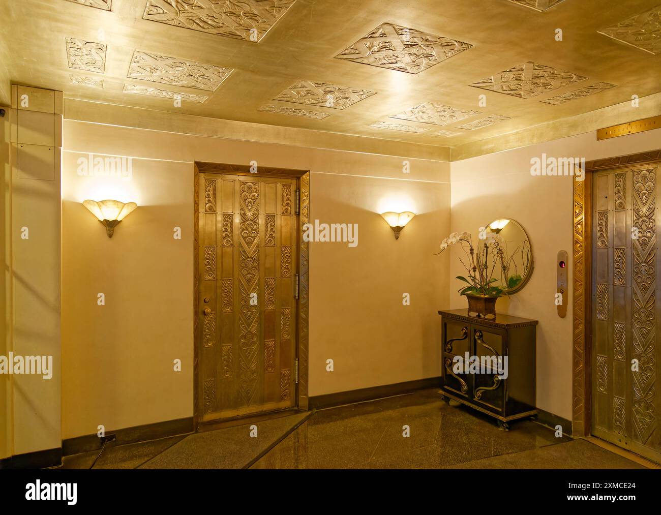 Upper East Side: Lobby view, 3 East 84th Street, landmark Art Deco ...