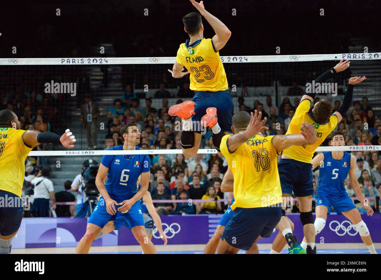Brazil Volleyball Olympics 2024