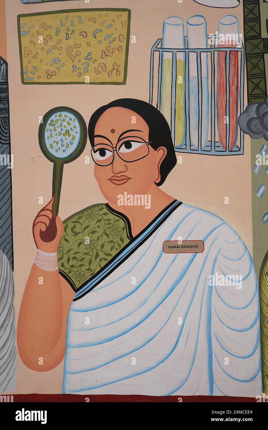 Mural of Kamal Jayasing Ranadive (née Samarath; 8 November 1917 – 11 ...