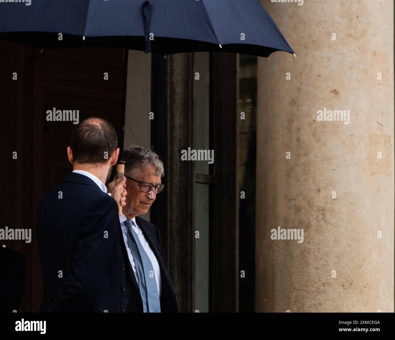 FRANCE-PARIS-ELYSEE-BILL GATES-VIP The American billionaire and ...