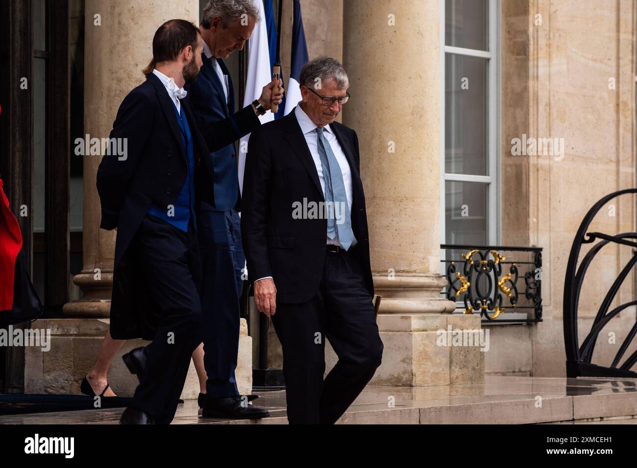 FRANCE-PARIS-ELYSEE-BILL GATES-VIP The American billionaire and ...