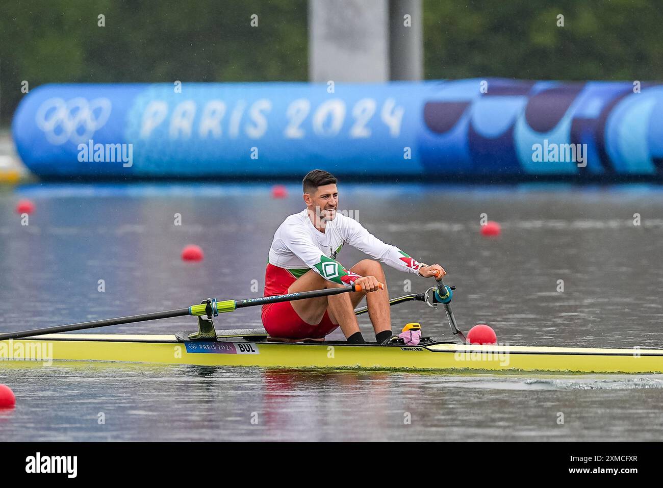Kristian Vasilev of Bulgaria, Rowing, Men's Single Sculls Heats, during ...
