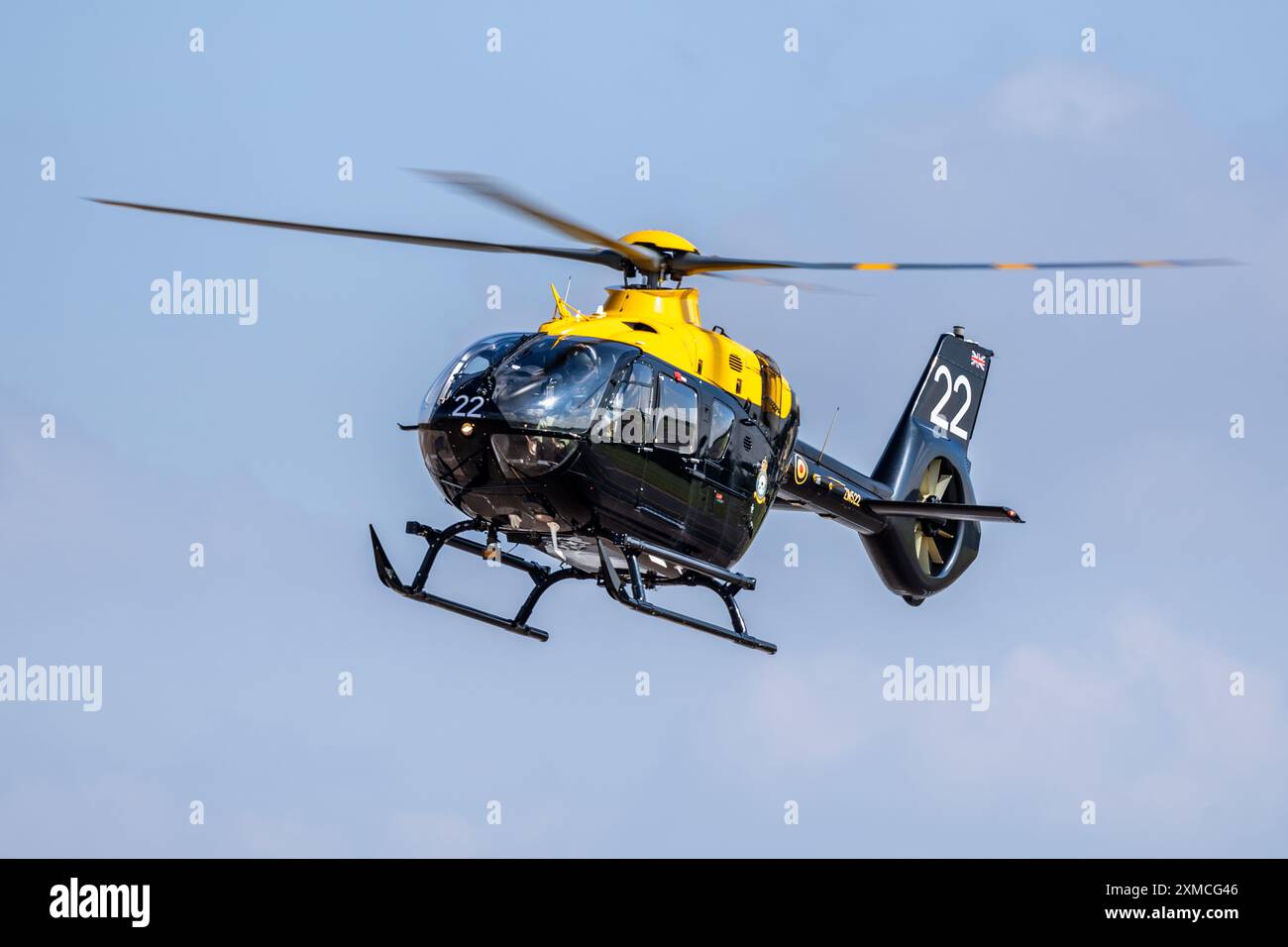 Airbus helicopters Juno HT1, arriving at RAF Fairford to take part in ...