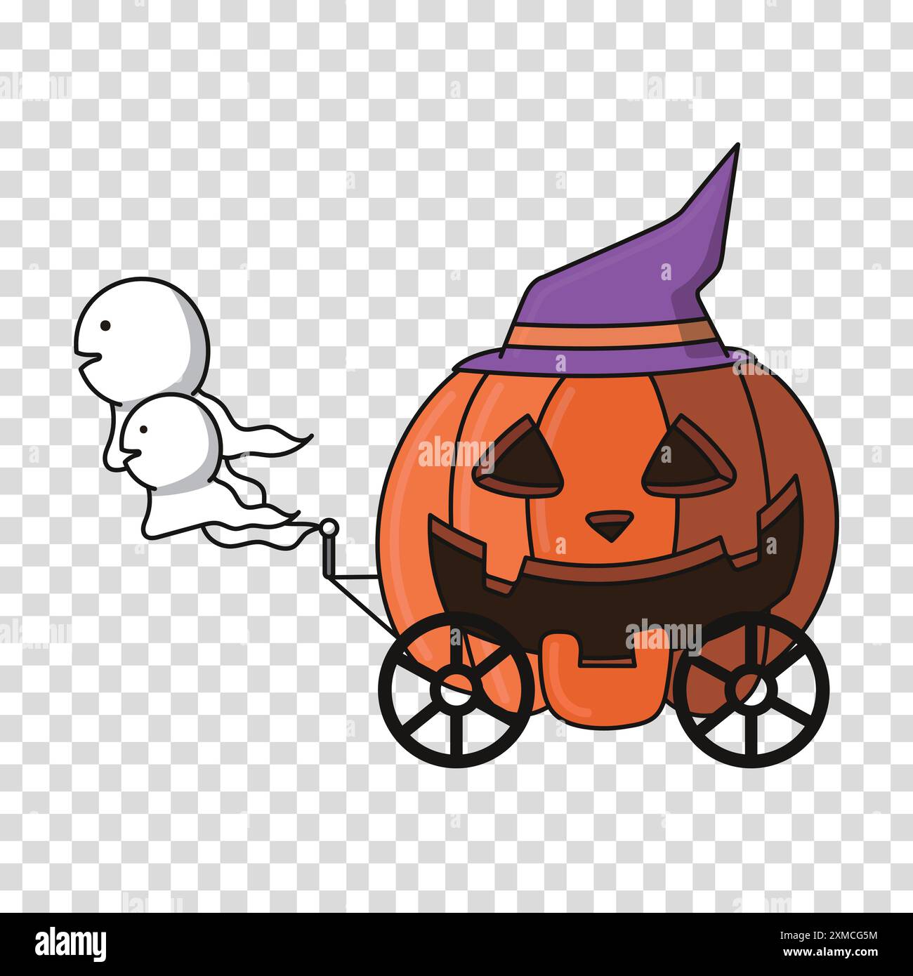 Ghosts pulling Stock Vector Images - Alamy