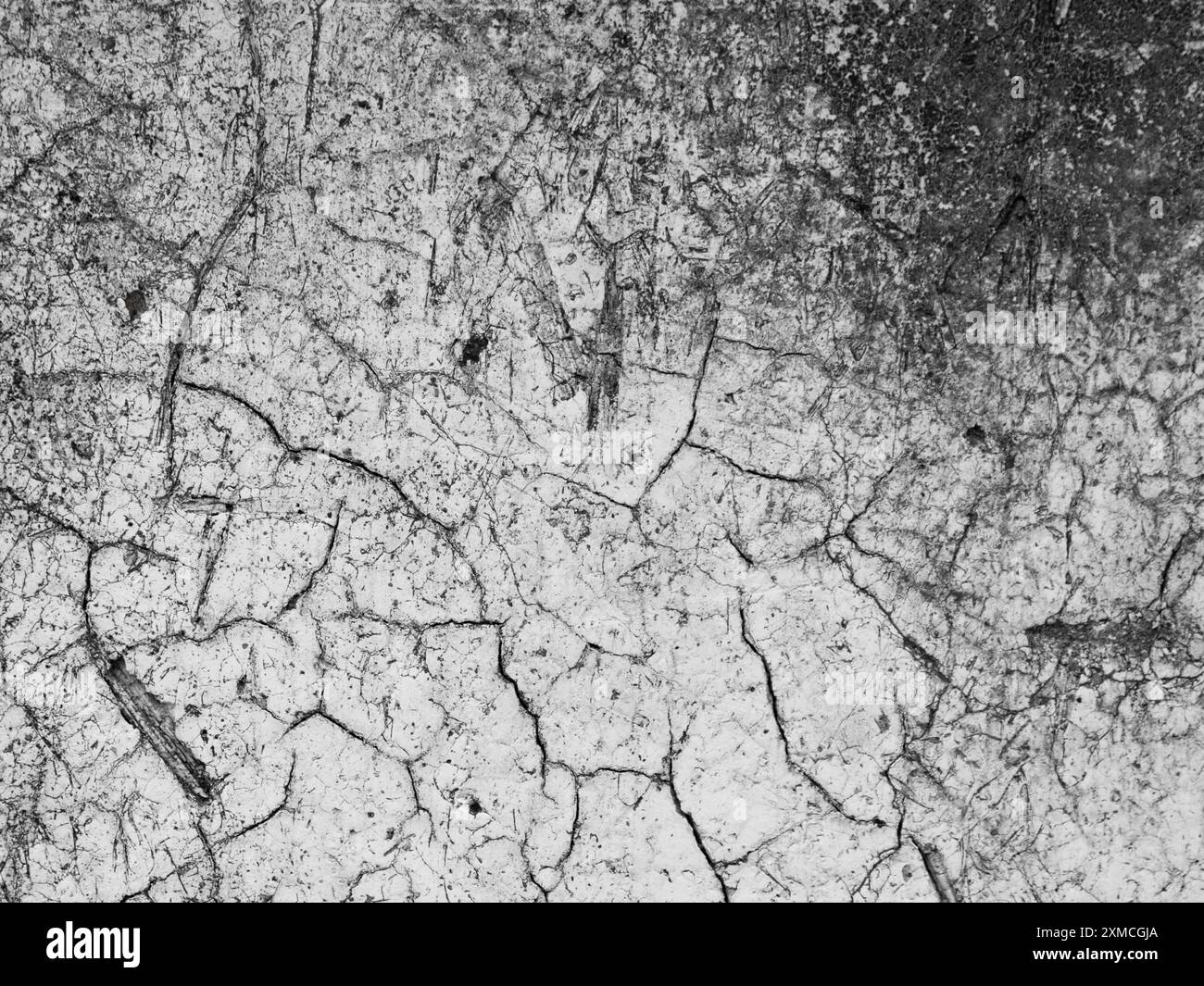 Dry cracked earth surface revealing patterns of drought conditions in ...