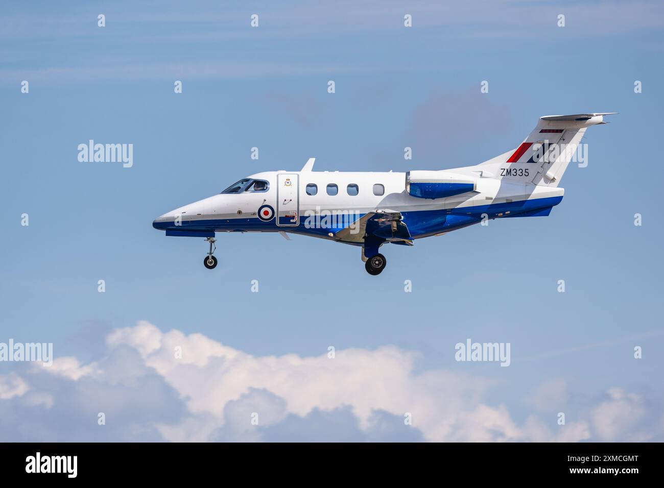 Royal Air Force - Embraer Phenom T1 ‘ZM335’ arriving at RAF Fairford to ...