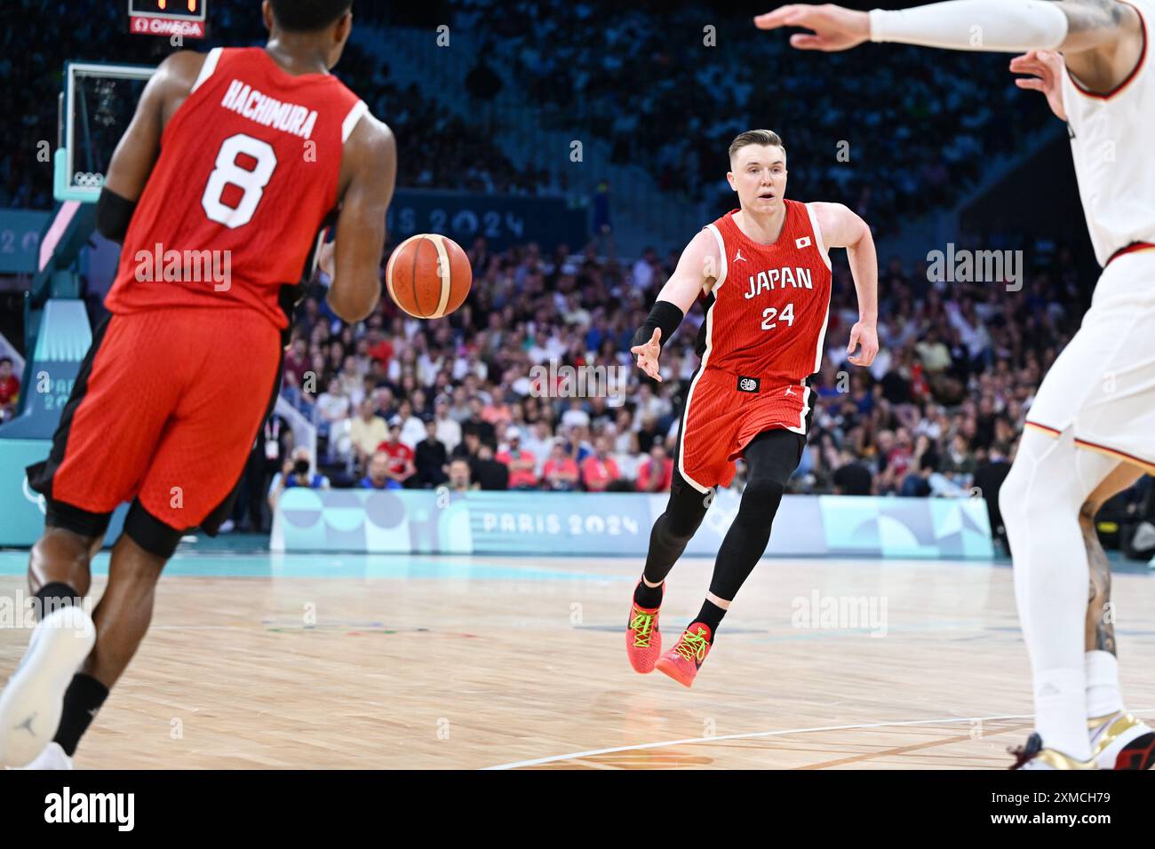 Villeneuve-d'Ascq, France. Credit: MATSUO. 27th July, 2024. (L-R) Rui ...