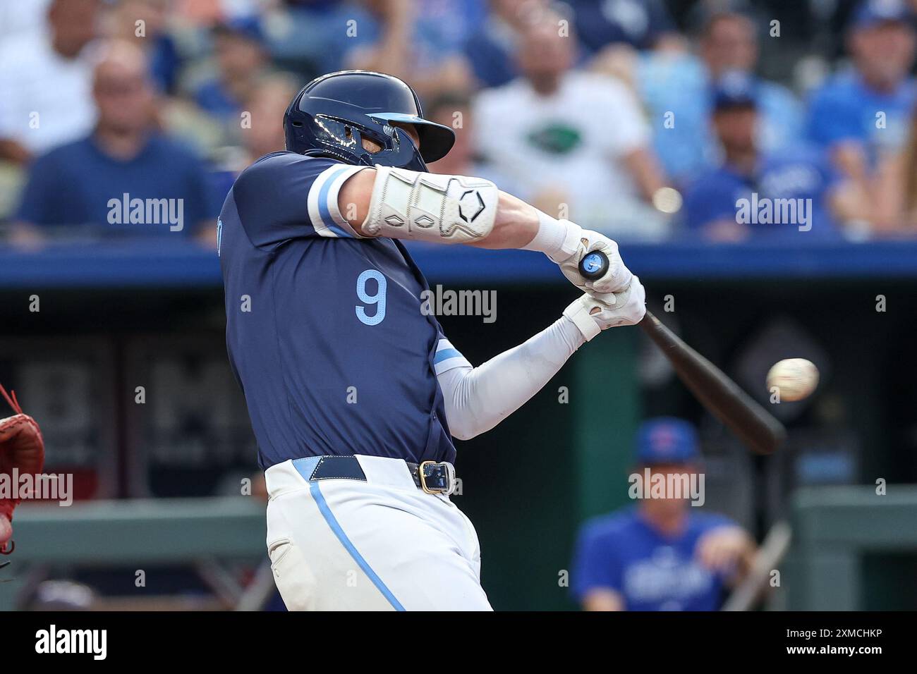 Kansas City, MO, USA. 26th July, 2024. Kansas City Royals first baseman ...