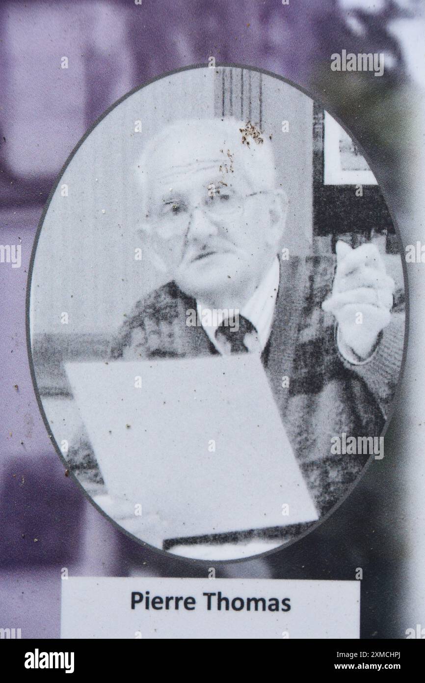 Pierre Thomas 1931-2021. Historien de la commune d'Aize Stock Photo - Alamy