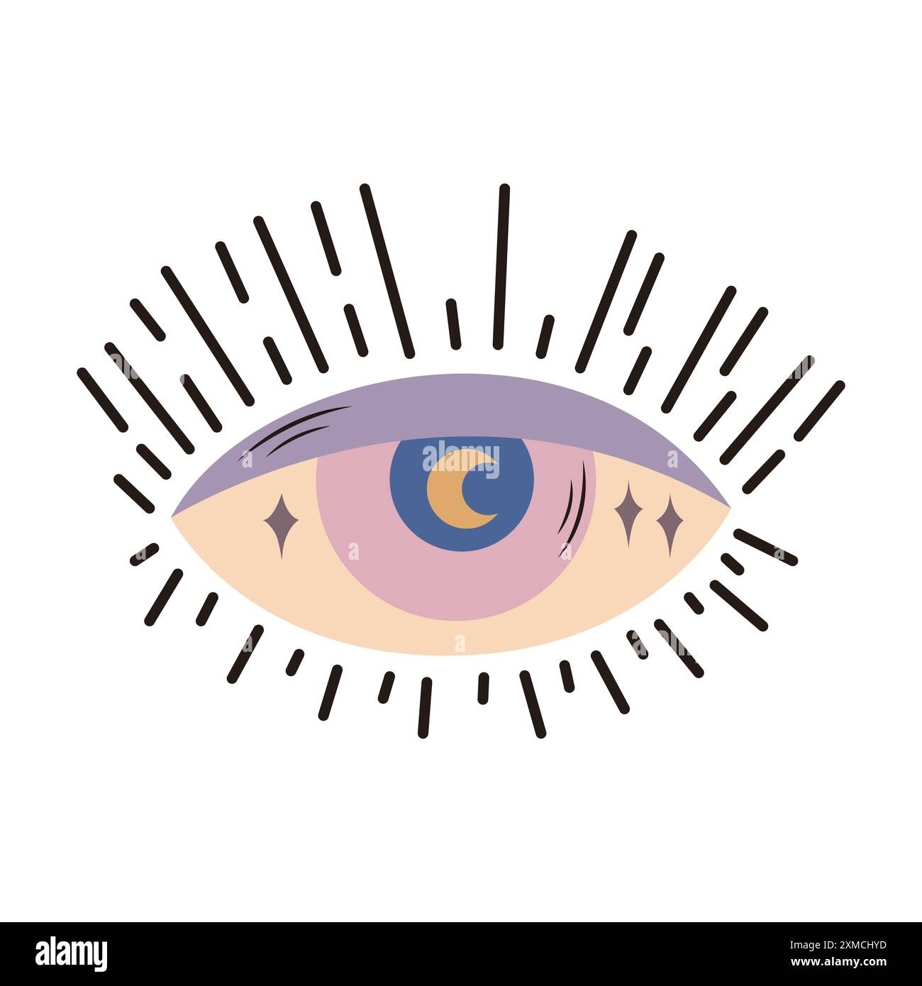 Moon pupil eye hi-res stock photography and images - Alamy