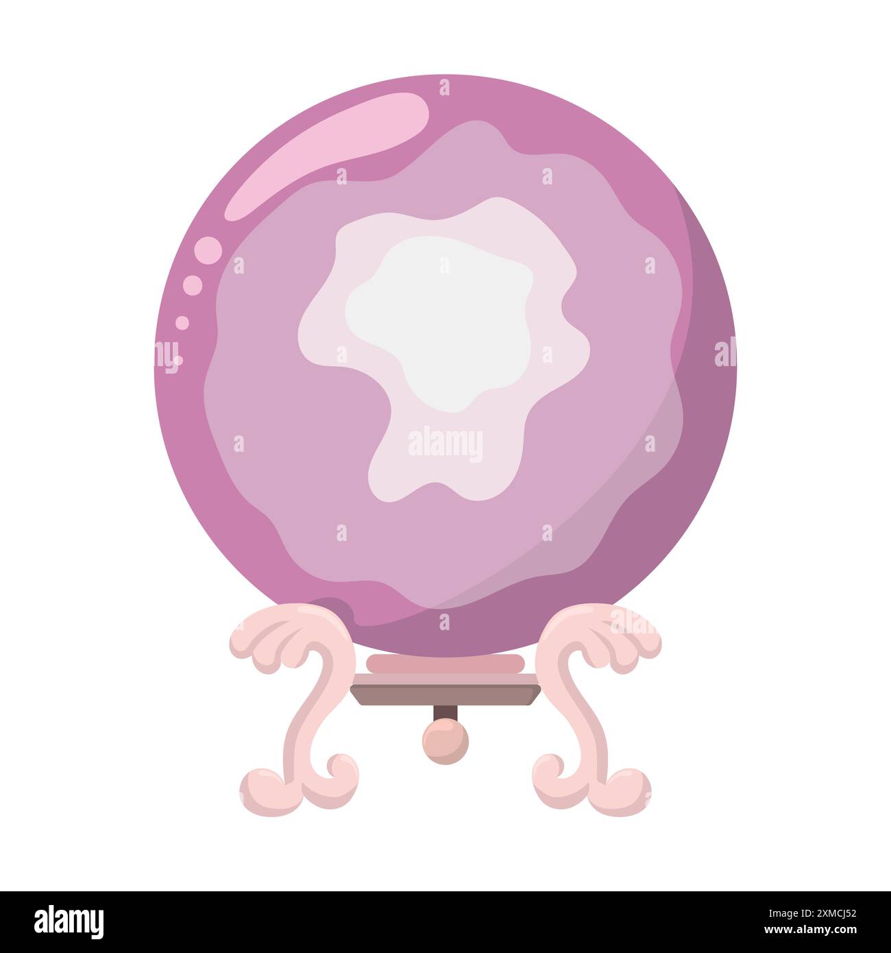 Purple Magic Beads on Pink Stand Stock Vector Image & Art - Alamy