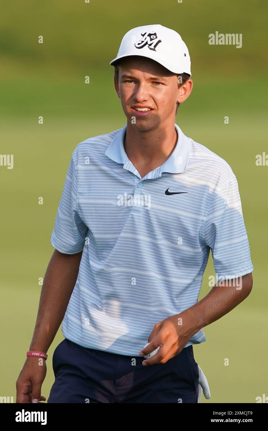 Bloomfield Hills, Michigan, USA. 23rd July, 2024. Miles Russell of ...