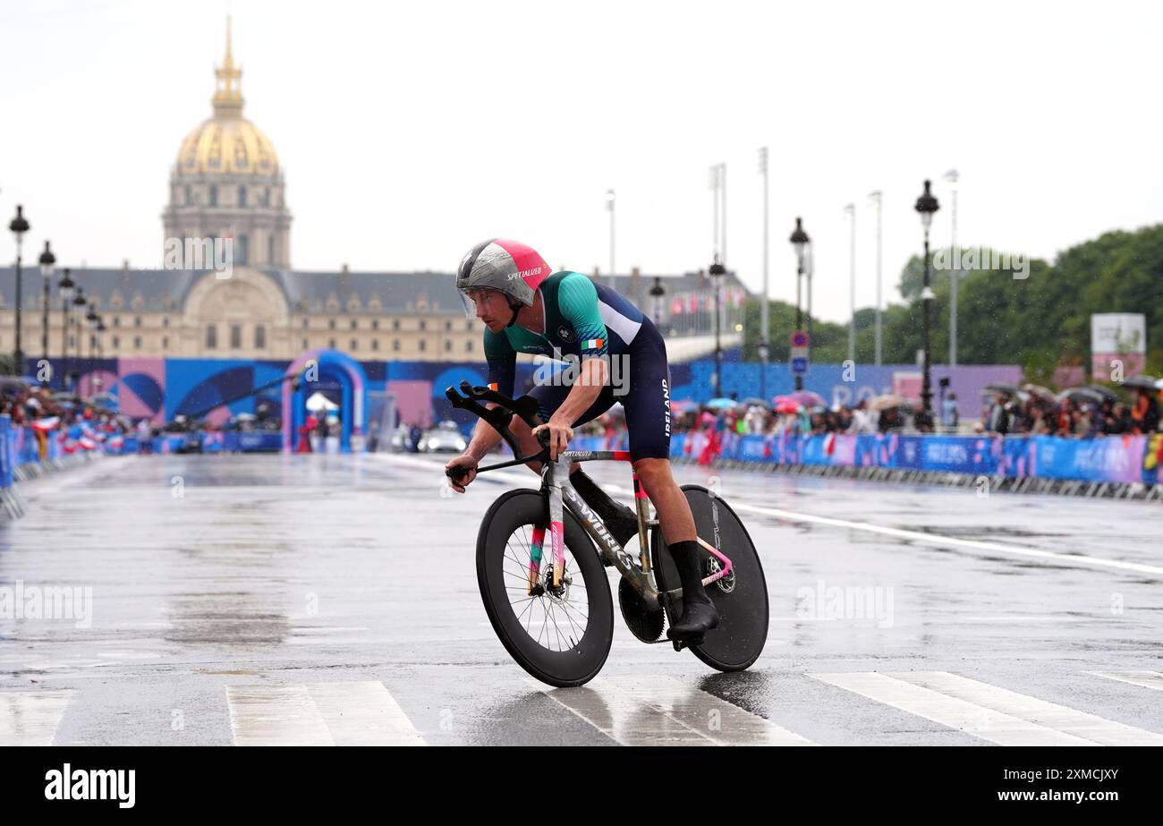 Ireland's Ryan Mullen during the Men's Individual Time Trial at Pont ...