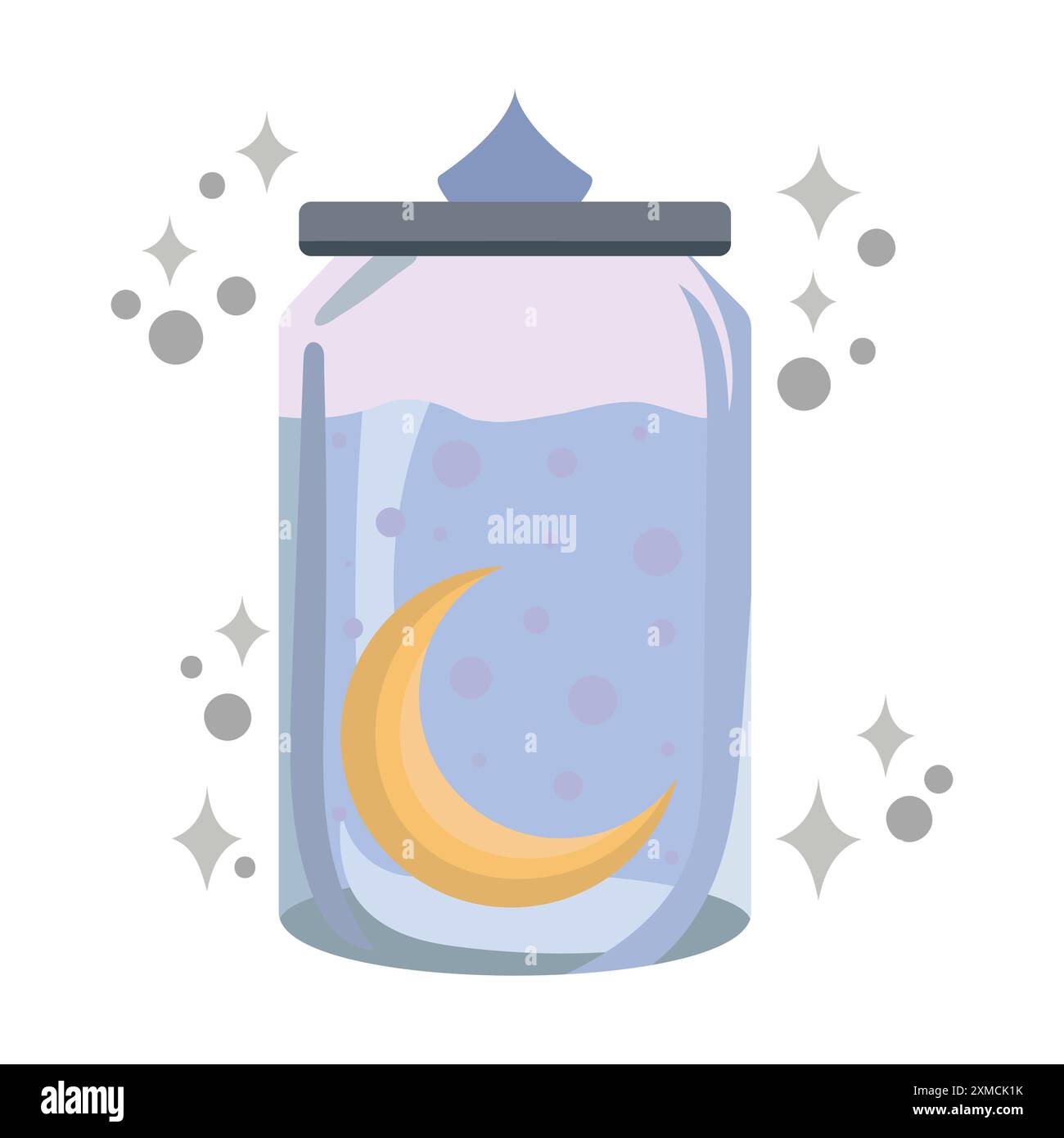 Crescent moon art Cut Out Stock Images & Pictures - Alamy