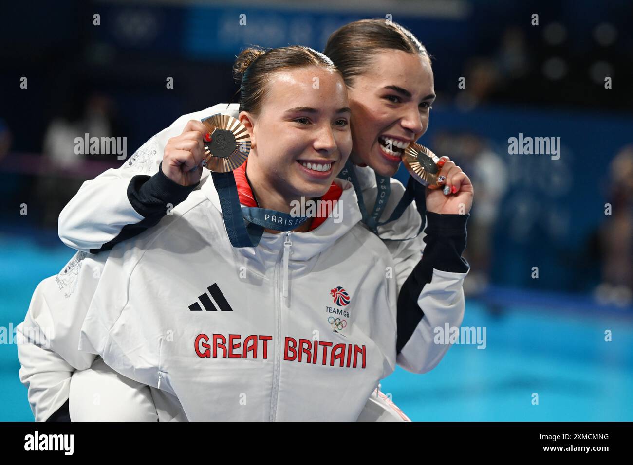 Paris, France. 27th July, 2024. Olympics, Paris 2024, water diving ...