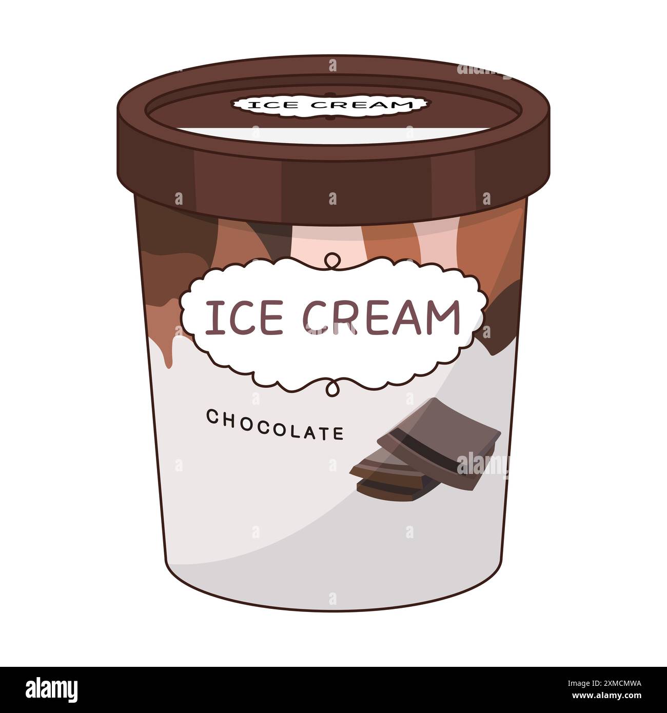 Cool and chocolatey Stock Vector Images - Alamy