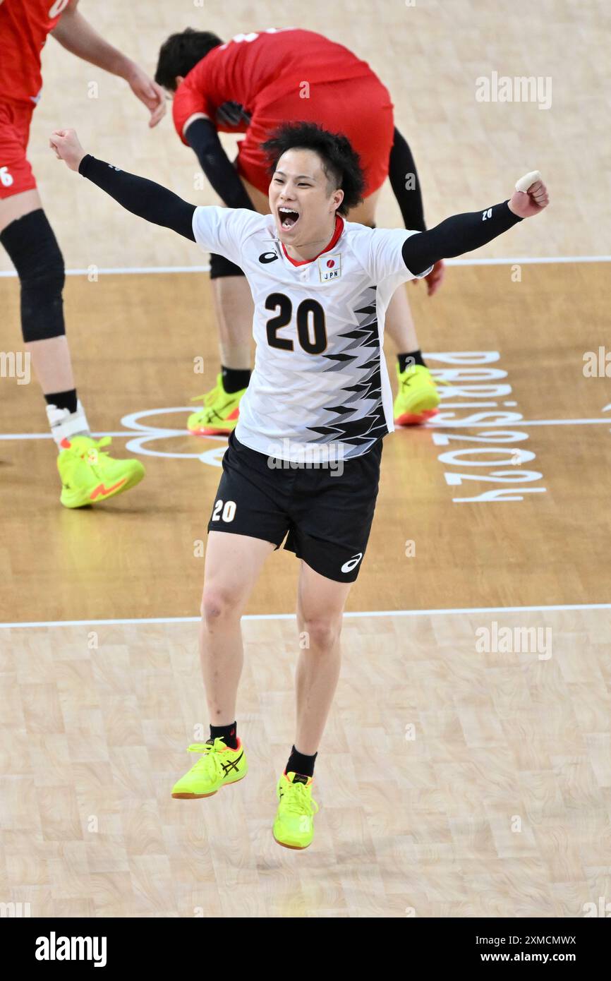 YAMAMOTO Tomohiro (JPN), volleyball preliminary round pool C, Japan vs Germany (2-3) at the ...