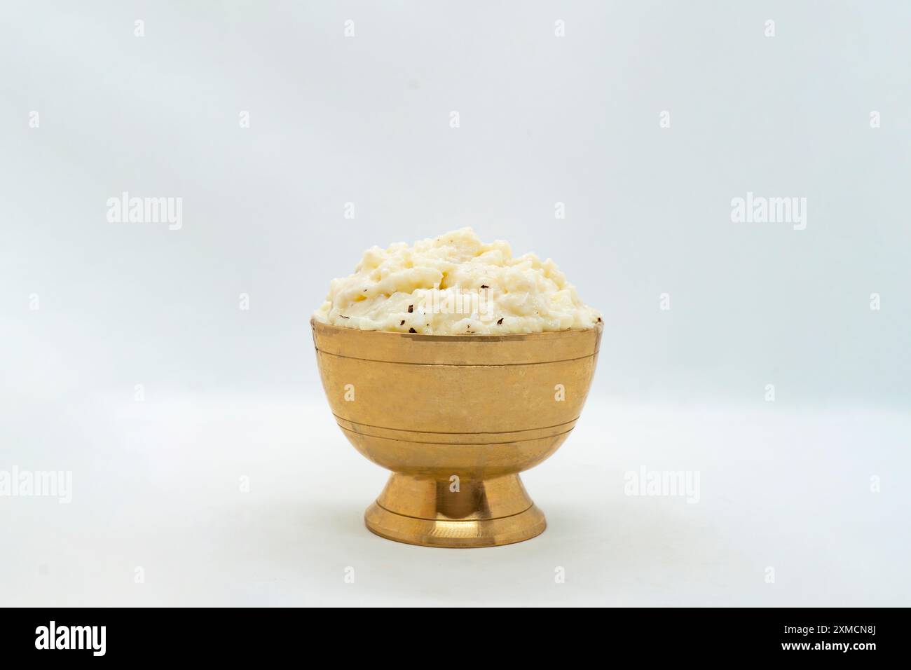 A Bowl of Rice Pudding Kheer Khir Coconut Milk Rice Shrawan 15 Khir ...