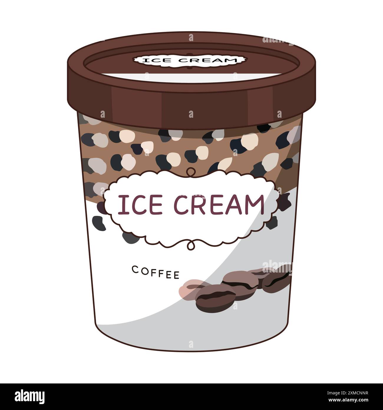 Frozen coffee Stock Vector Images - Alamy
