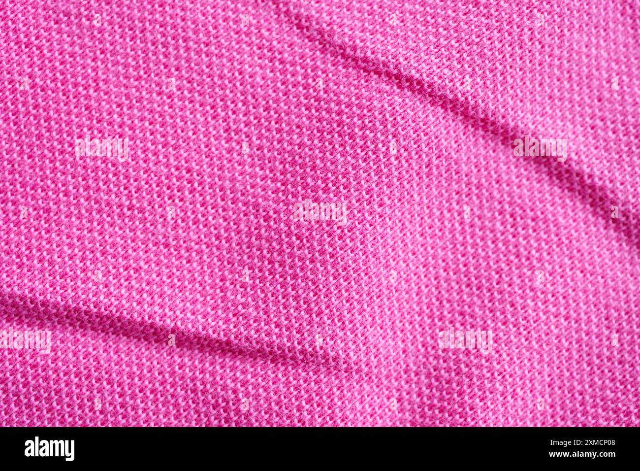 Pink cotton fabric texture closeup background Stock Photo - Alamy