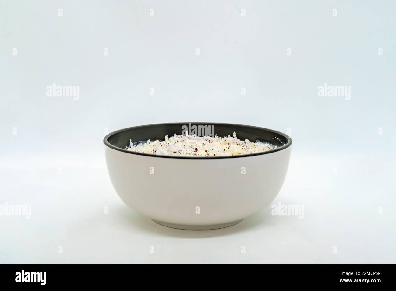 A Bowl of Rice Pudding Kheer Khir Coconut Milk Rice Shrawan 15 Khir ...