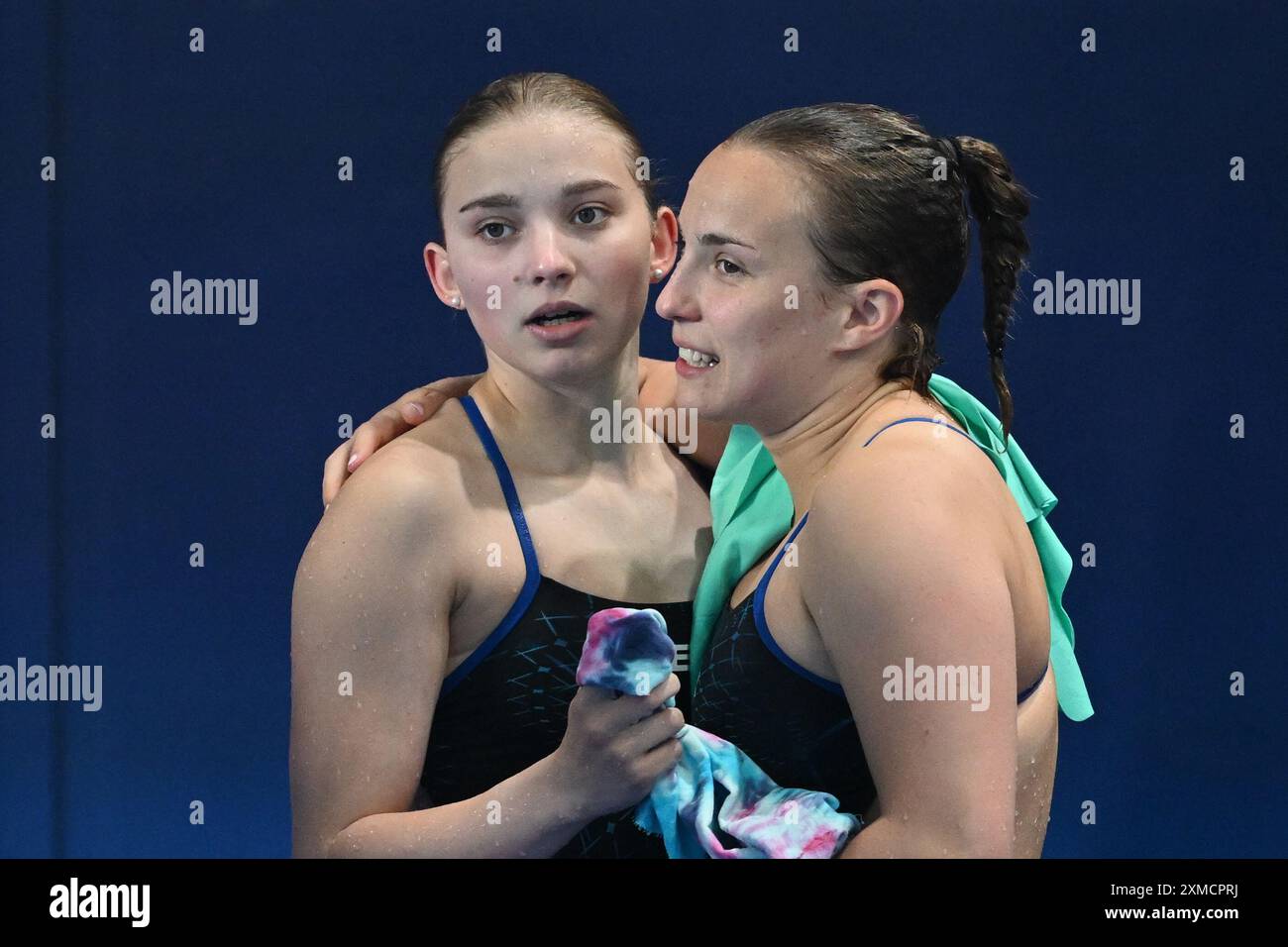 Paris, France. 27th July, 2024. Olympic Games, Paris 2024, water diving ...
