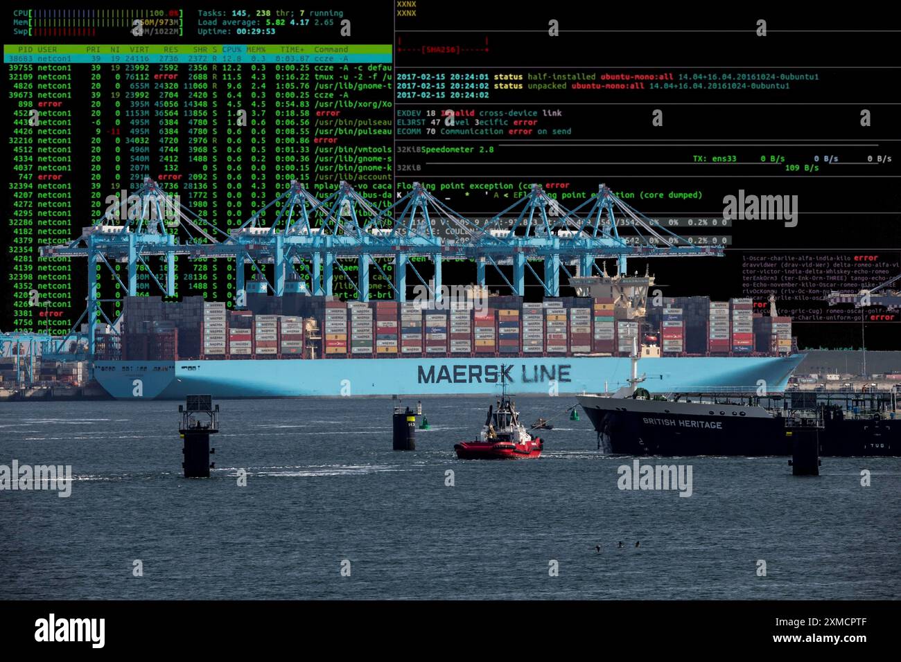 Symbolic image cyber attack, computer crime, cybercrime, computer ...