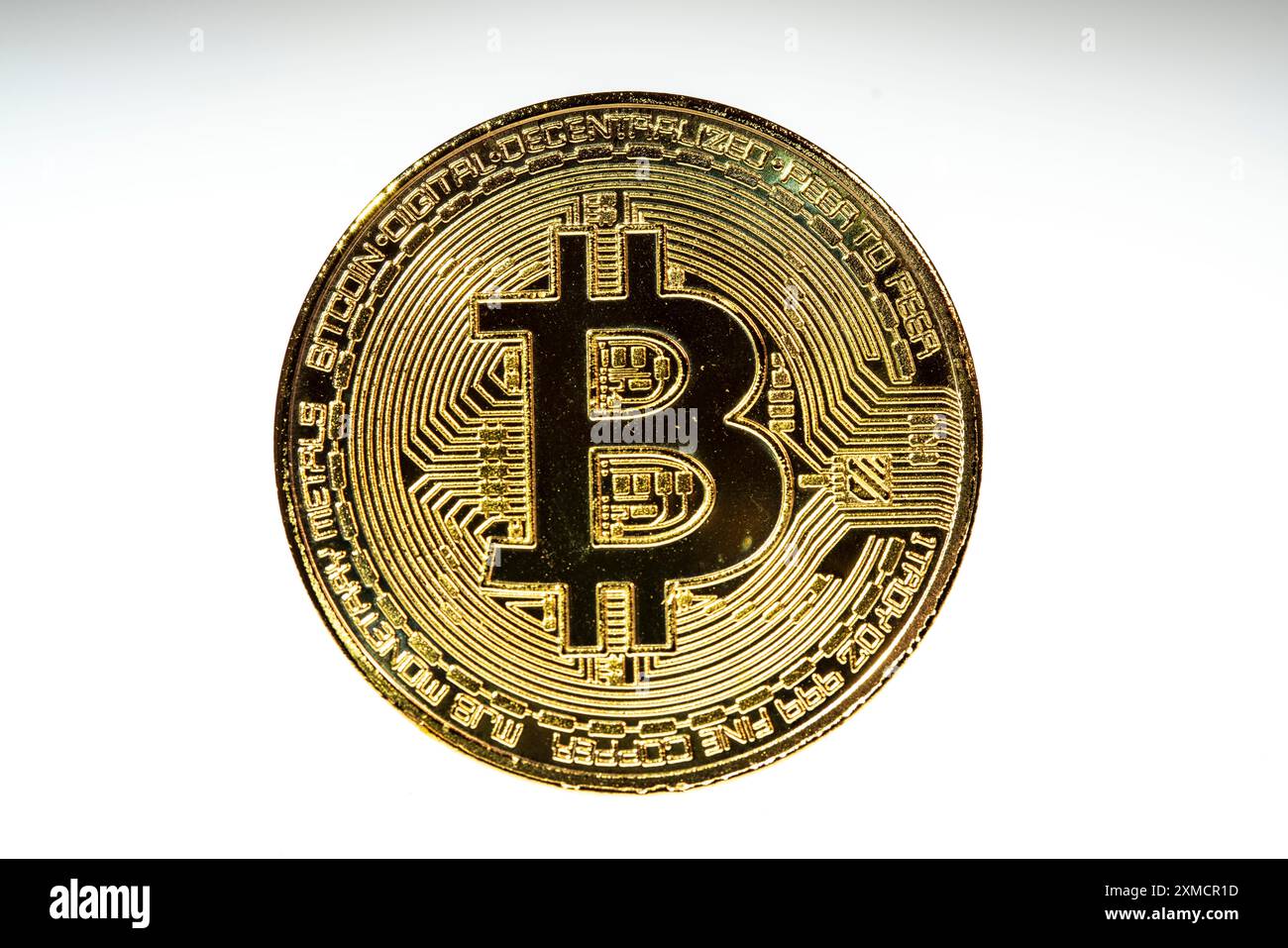 Bitcoin, cryptocurrency, symbol coin, optical placeholder for the ...