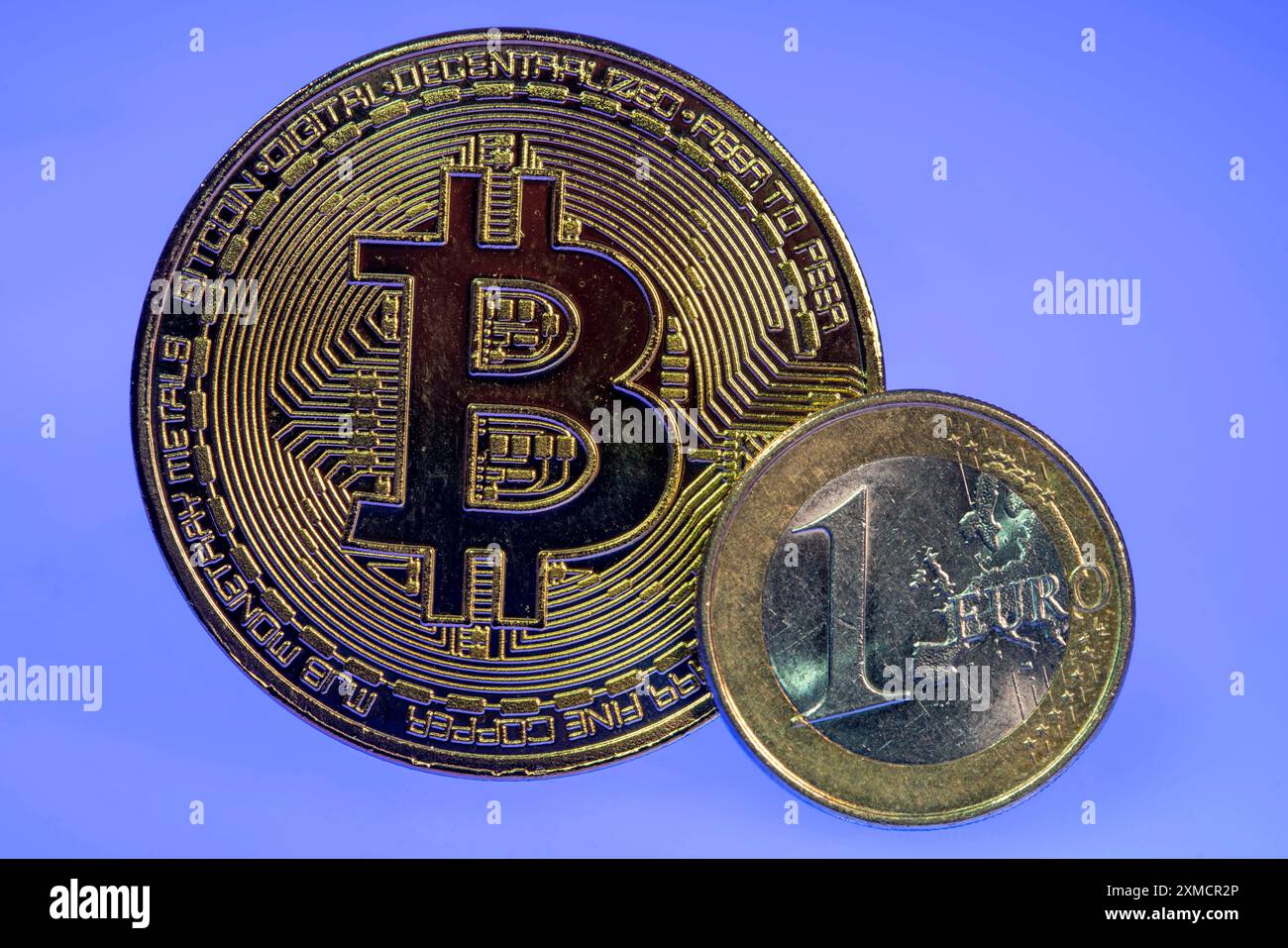 Bitcoin, cryptocurrency, symbol coin, optical placeholder for the ...
