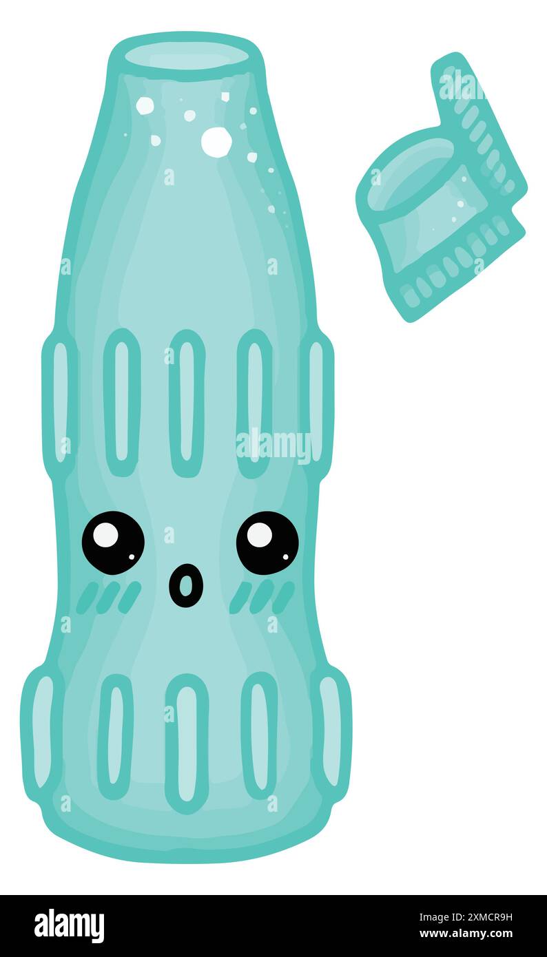 Kawaii Soda Tube Popsicle Stock Vector Image & Art - Alamy